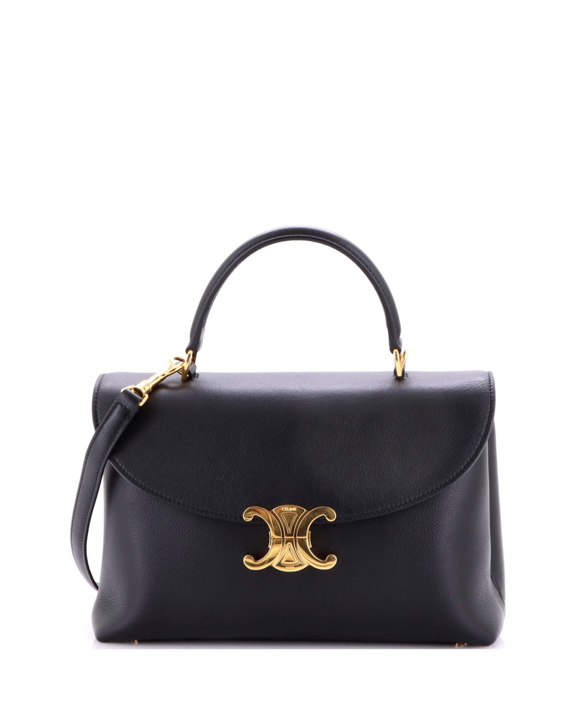 Click here for Pre-Owned Celine Medium Nino Top Handle Bag Leathe... prices