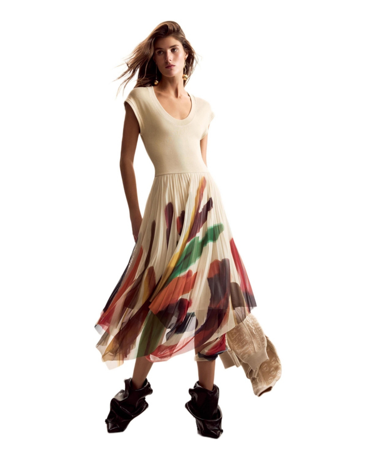 Click here for Desigual Womens Designed Dress - Off white prices
