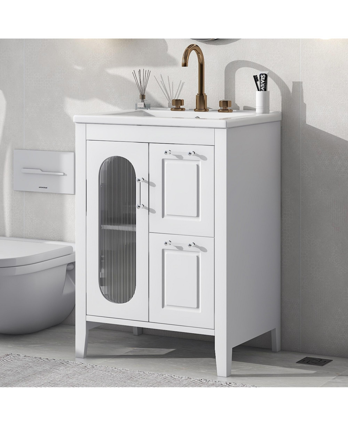 Click here for Busdays 24 Bathroom Vanity with Sink  Cabinet with... prices
