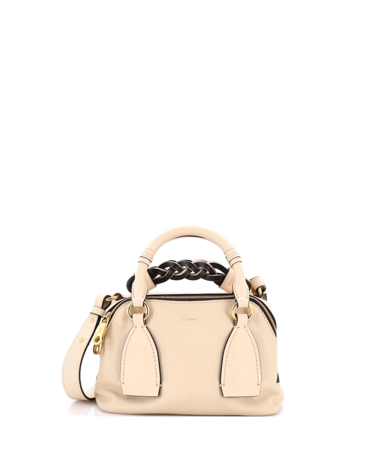 Click here for Pre-Owned Chloe Small Daria Bag Leather - Natural prices