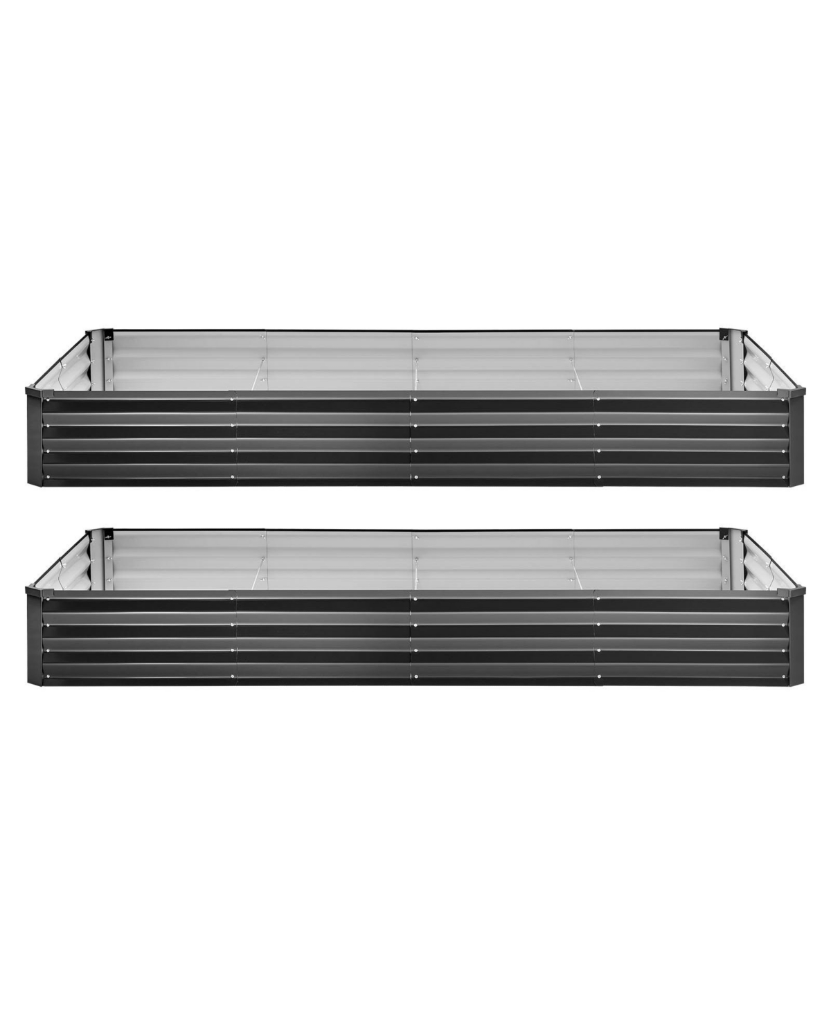 Click here for Gouun 2 Pack Galvanized Raised Garden Beds  Metal... prices