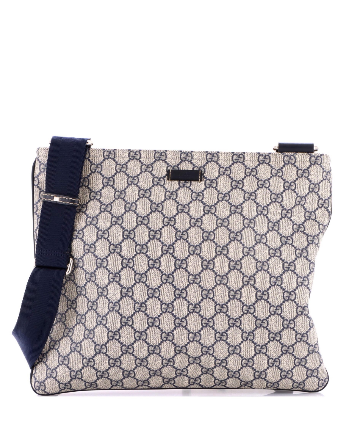 Click here for Pre-Owned Gucci Large Zip Top Messenger Bag Gg Coa... prices