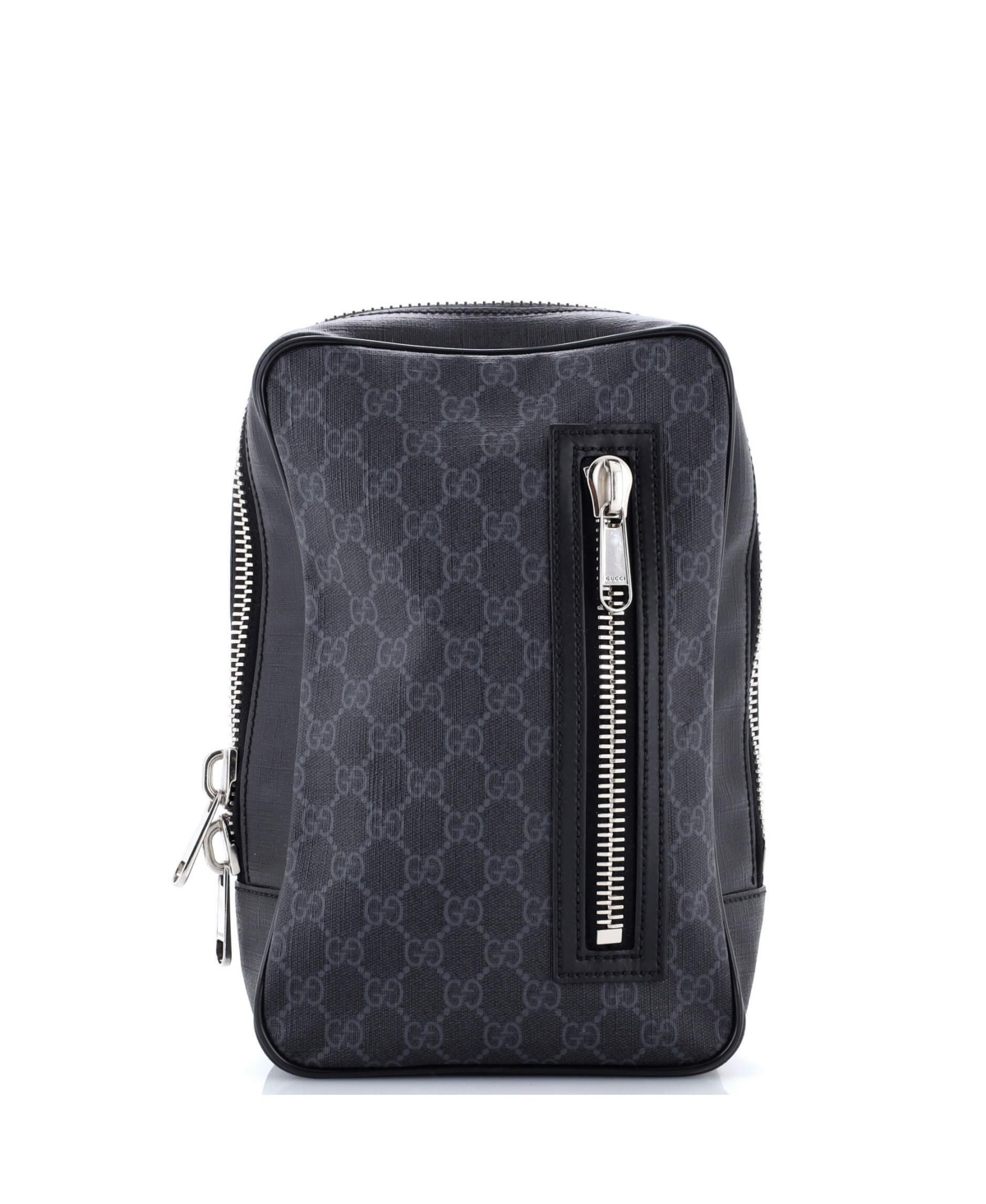 Click here for Pre-Owned Gucci Small Soft Zip Sling Bag Gg Coated... prices