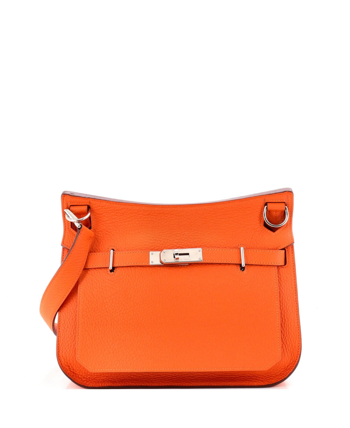 Click here for Pre-Owned HERMES 28 Jypsiere Bag Clemence - Orange prices