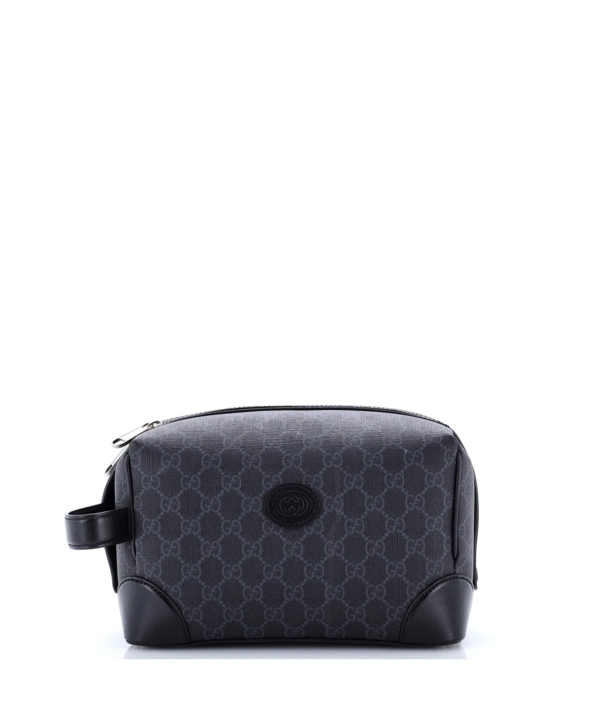 Click here for Pre-Owned Gucci Interlocking G Patch Toiletry Case... prices