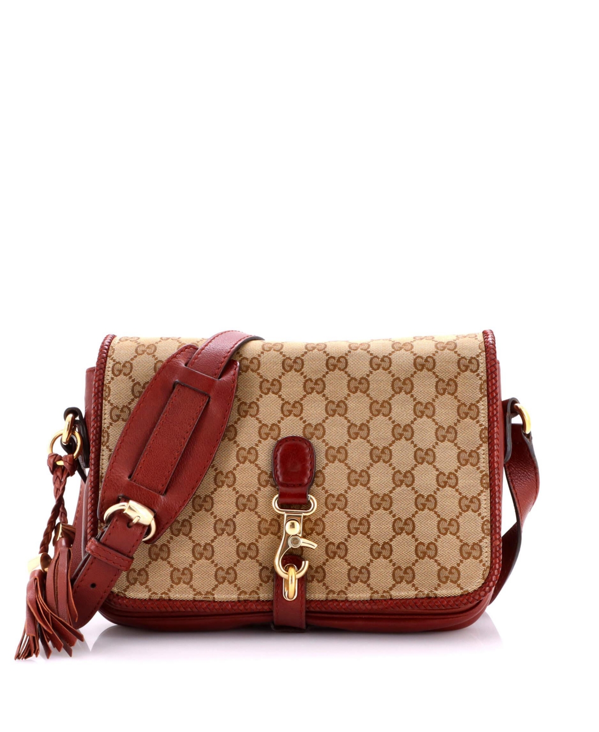 Click here for Pre-Owned Gucci Medium Marrakech Messenger Bag Gg... prices