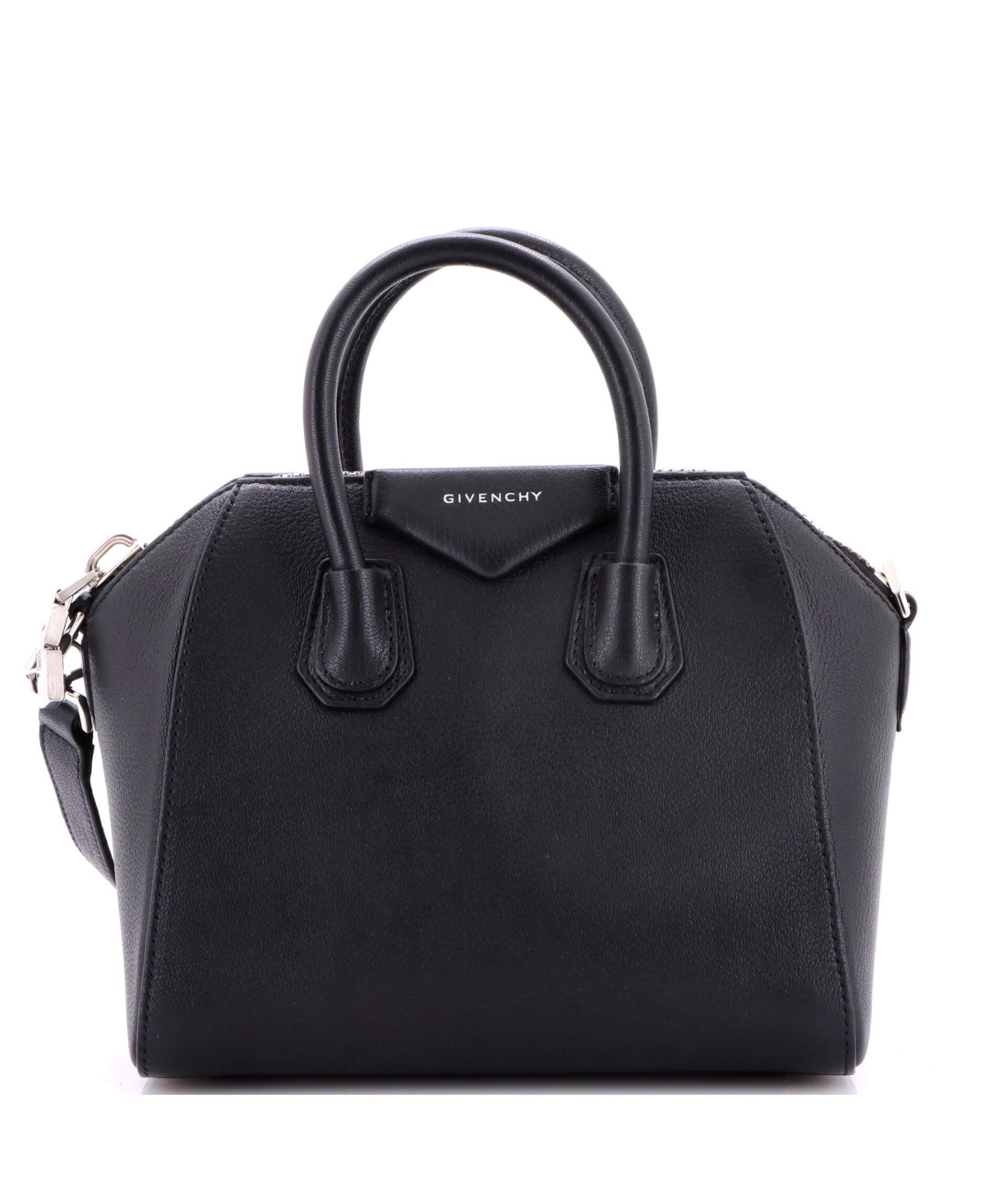 Click here for Pre-Owned Givenchy Mini Antigona Bag Leather - Bla... prices