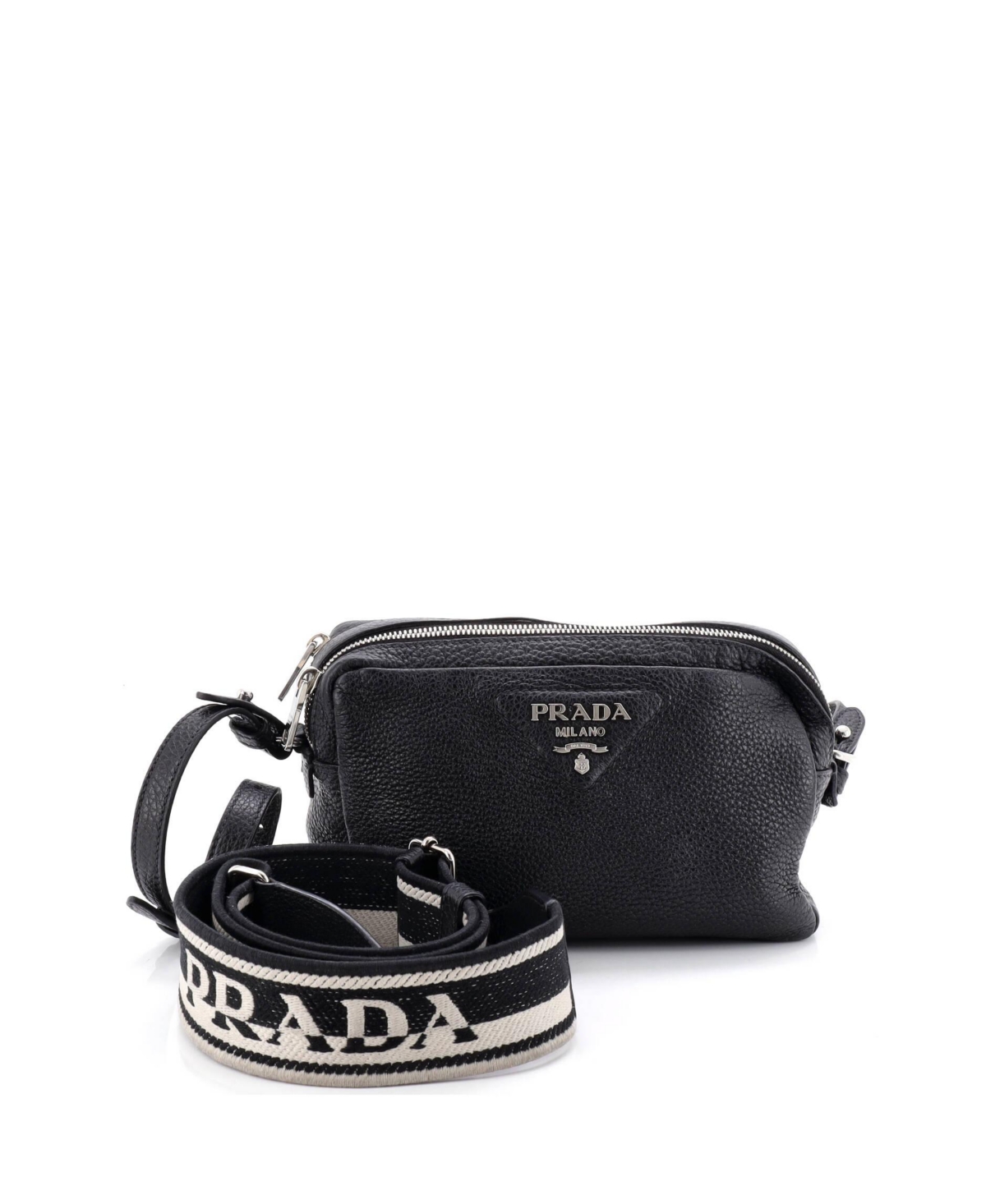 Click here for Pre-Owned Prada Small Brique Camera Crossbody Bag... prices