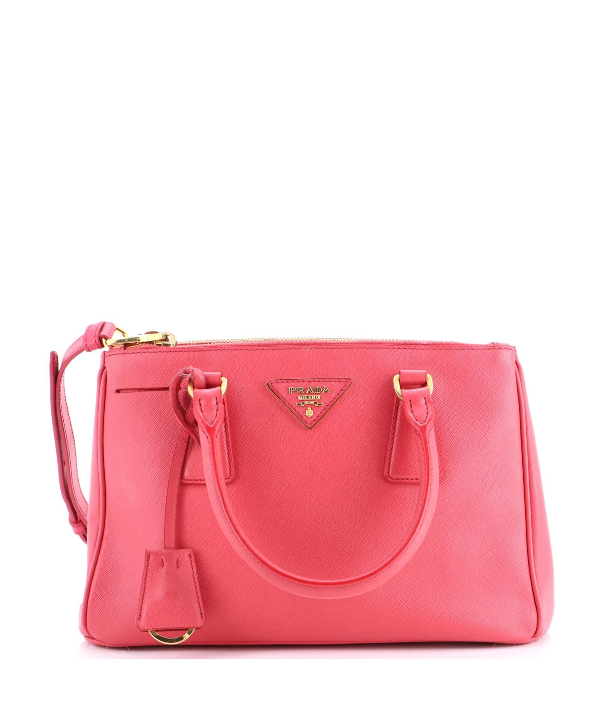 Click here for Pre-Owned Prada Small Galleria Double Zip Tote Saf... prices