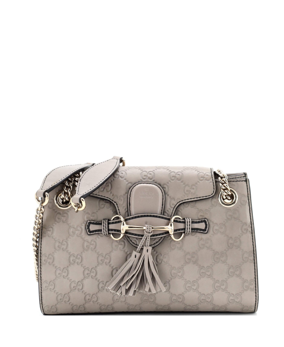 Click here for Pre-Owned Gucci Small Emily Chain Flap Shoulder Ba... prices