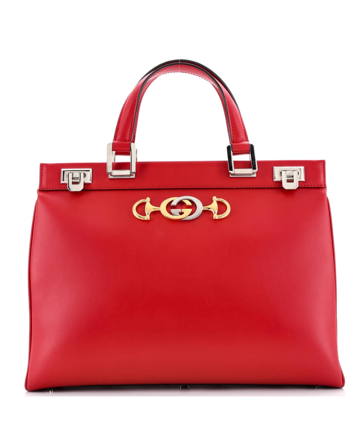 Click here for Pre-Owned Gucci Medium Zumi Top Handle Bag Leather... prices