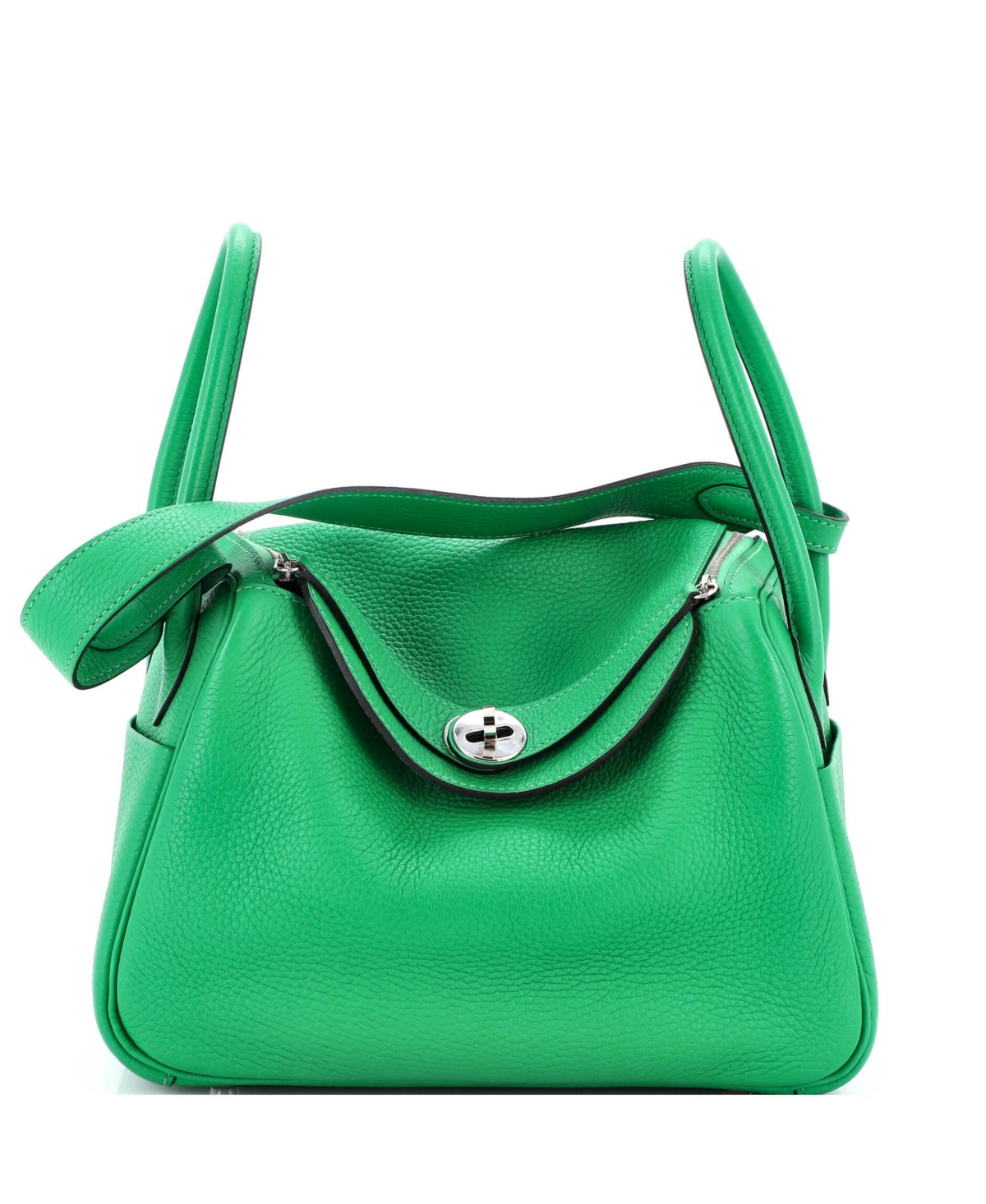 Click here for Pre-Owned HERMES 26 Lindy Bag Clemence - Green prices