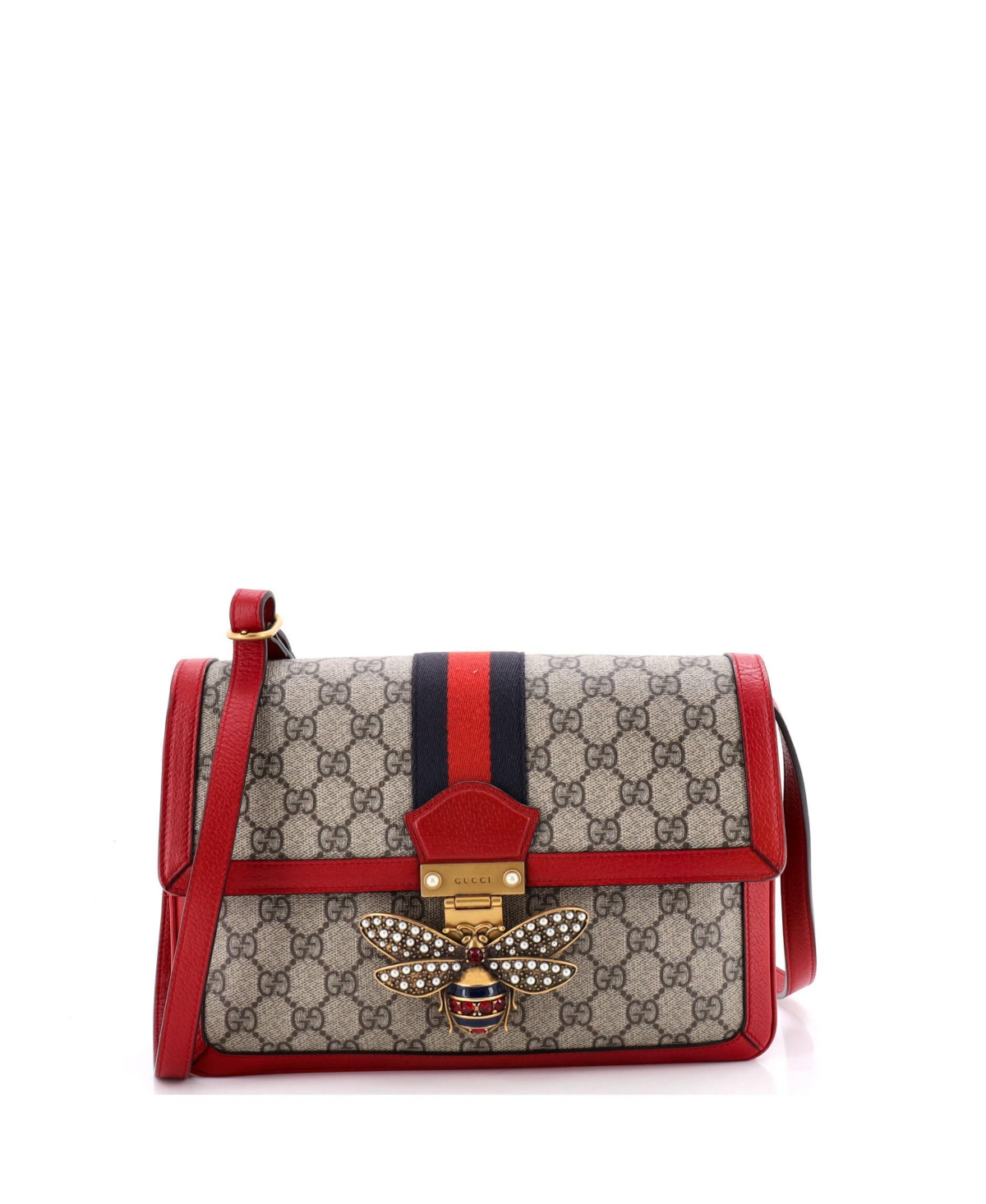 Click here for Pre-Owned Gucci Medium Queen Margaret Shoulder Bag... prices