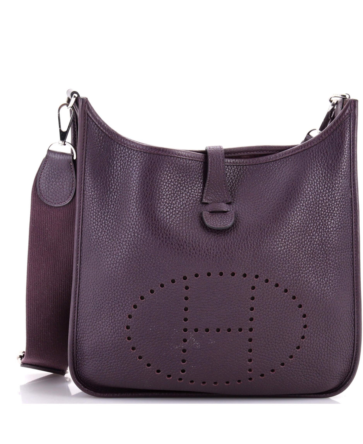 Click here for Pre-Owned HERMES Pm Evelyne Bag Gen Iii Clemence -... prices