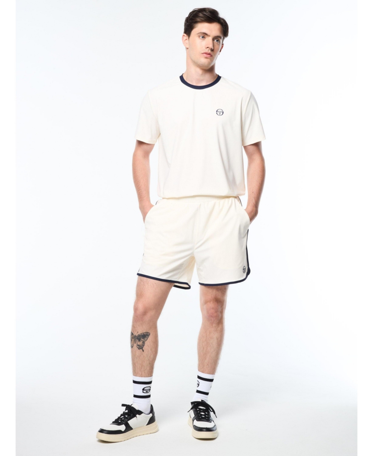 Click here for Sergio Tacchini Mens Grata Active Short - Gardenia prices