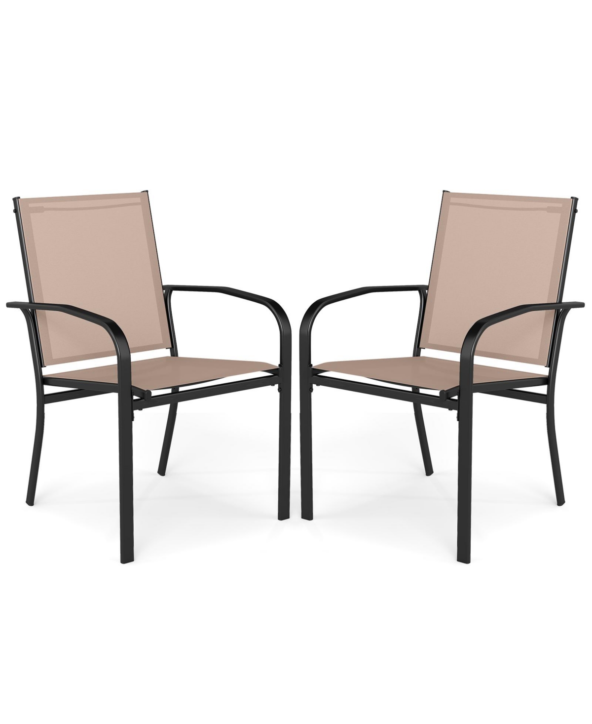 Click here for Sugift Outdoor Dining Chairs Set of Two with High... prices