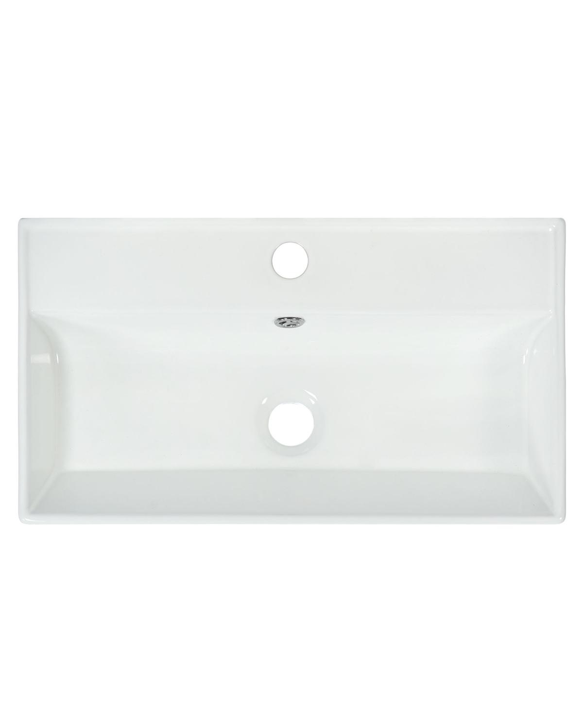 Click here for Sillysis Rectangular Ceramic Bathroom Vessel Sink... prices