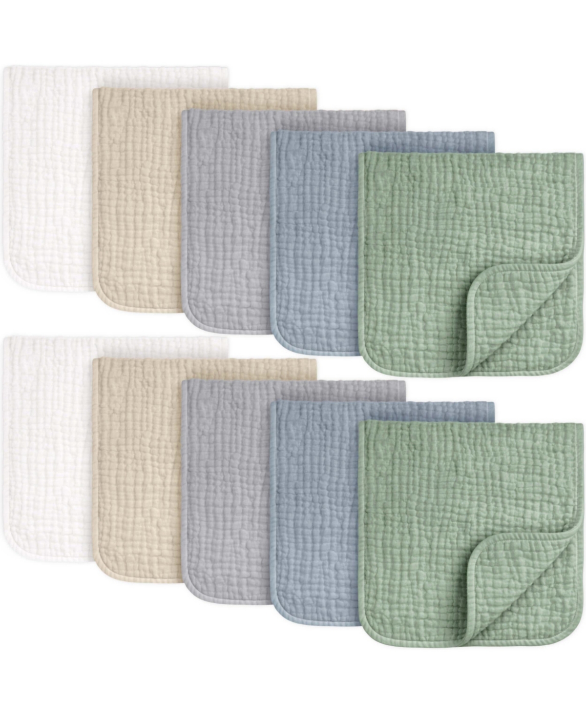 Click here for KeaBabies Kids 10-Pack Lyra Muslin Burp Cloths Bab... prices