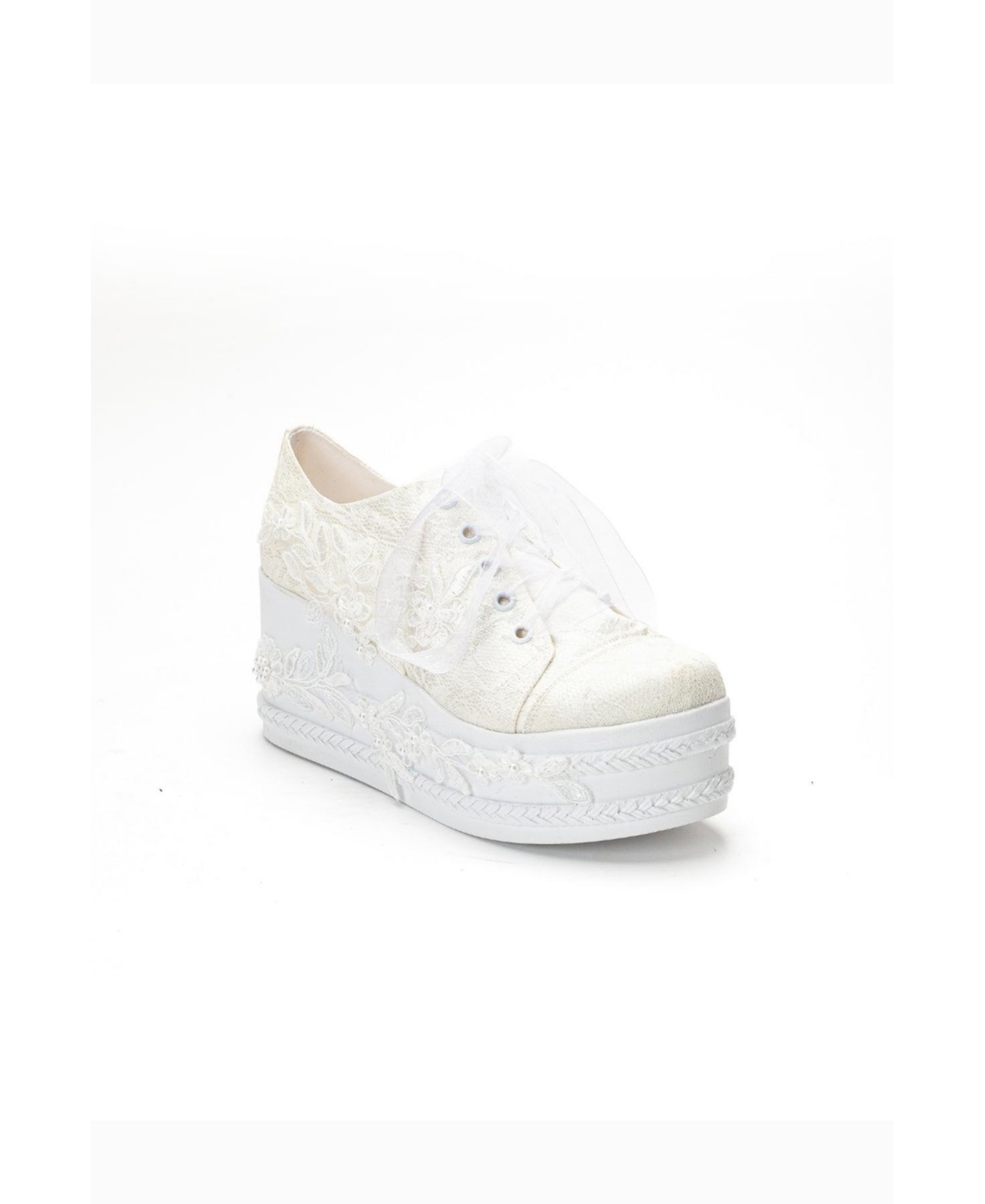 Click here for Forever & Always Shoes Womens Valencia Lace Platfo... prices