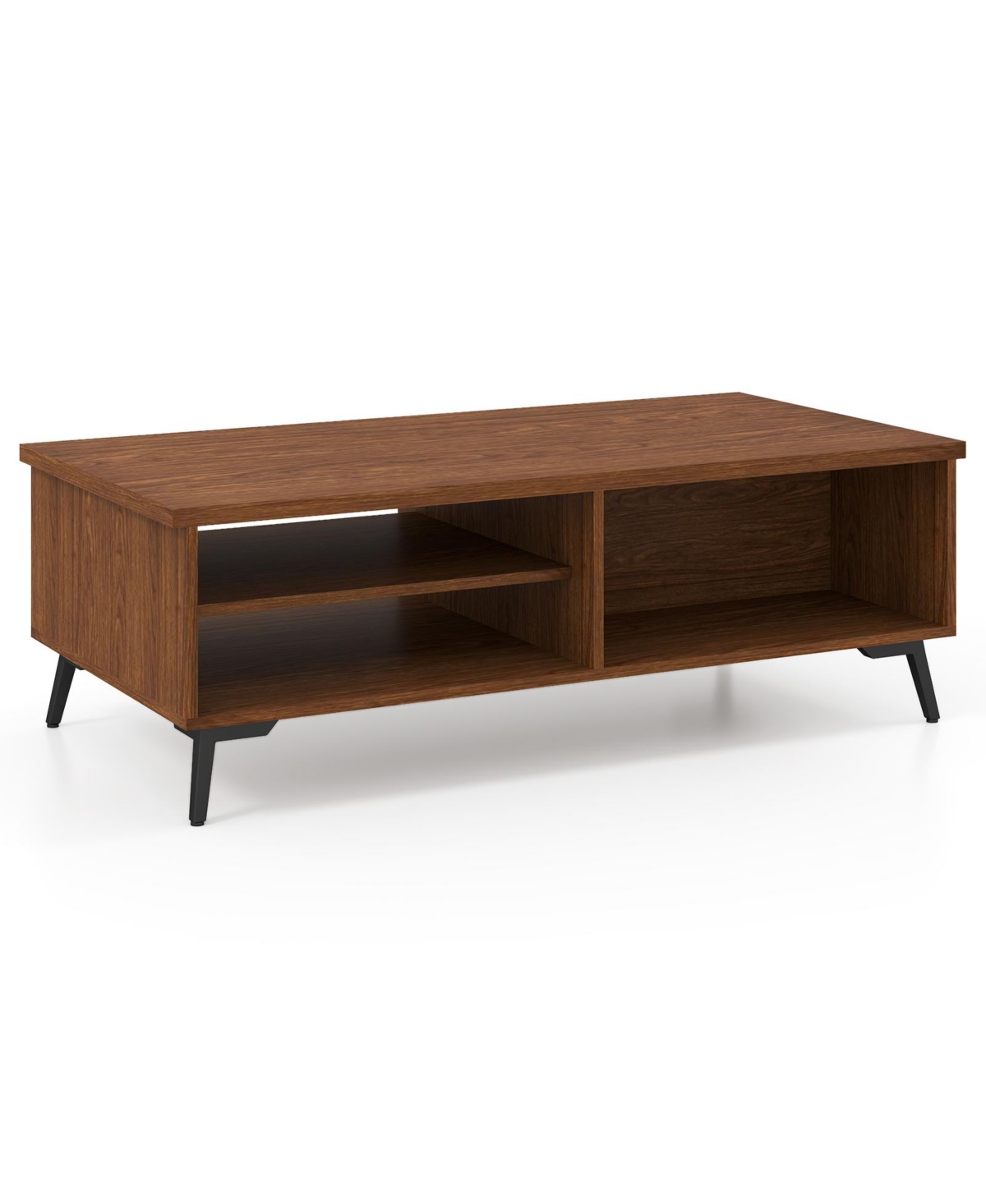 Click here for Slickblue 2 Tier Coffee Table Mid Century with Sto... prices