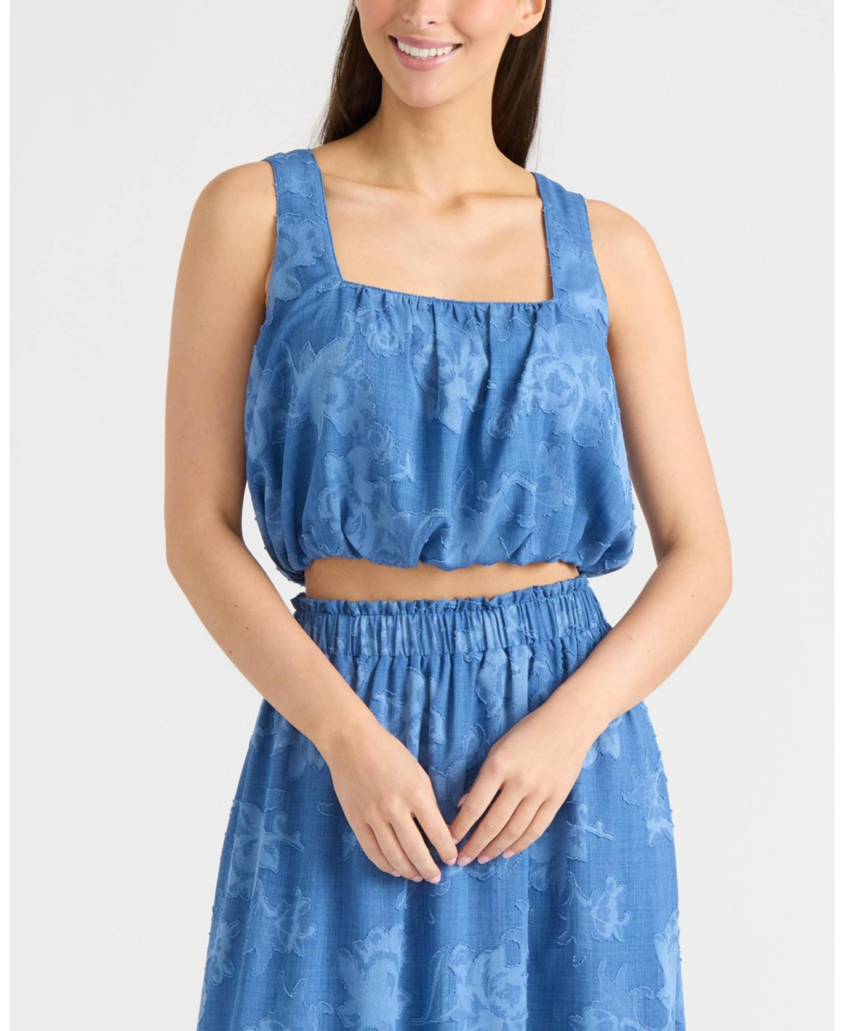 Click here for Ellen Tracy Womens Gathered Sleeveless Tank Top -... prices