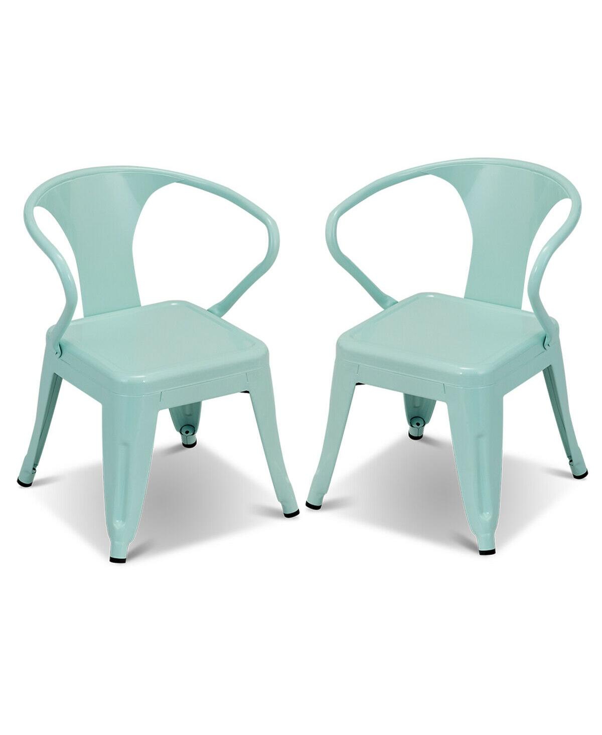 Click here for Sugift Set of Two Stackable Steel Armchairs for Ki... prices