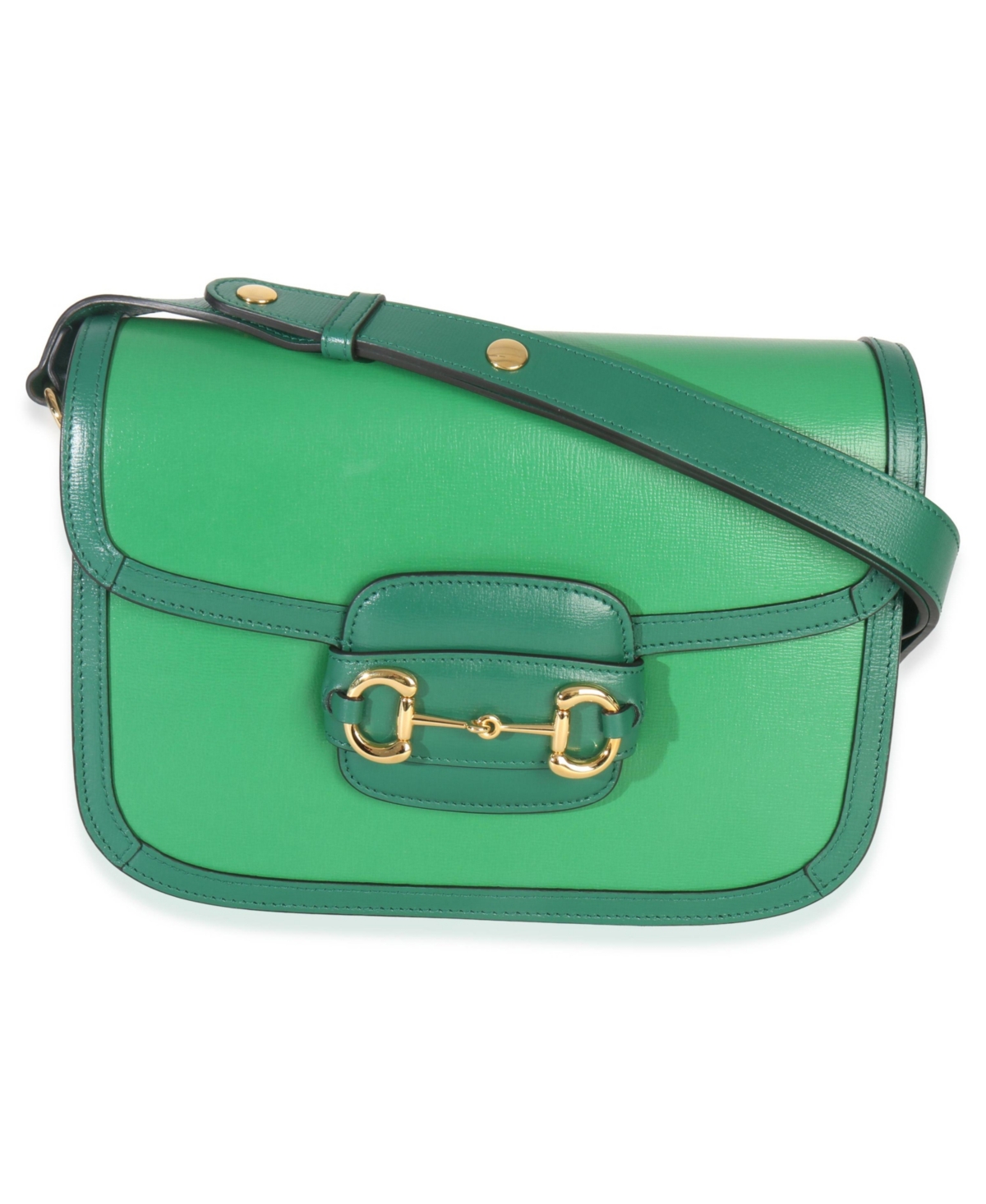 Click here for Pre-Owned Gucci Emerald Green Azalea Calfskin Hors... prices