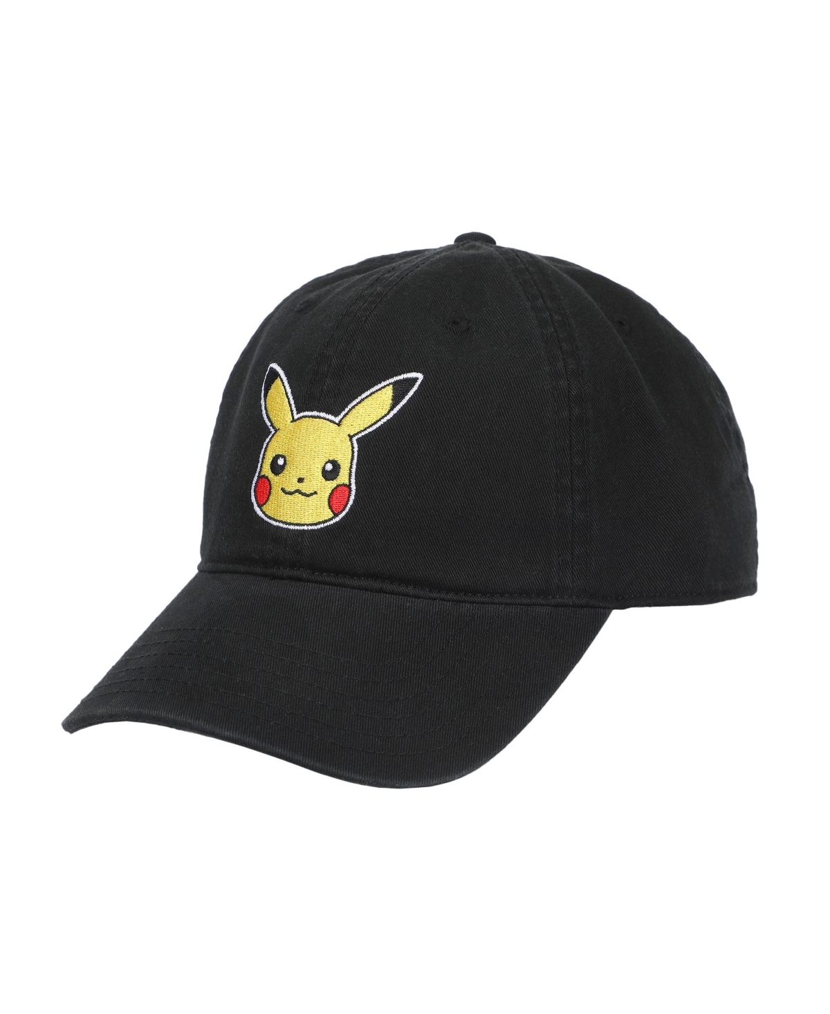 Click here for Pokemon Mens Pikachu Washed Cotton Twill Dad Cap -... prices