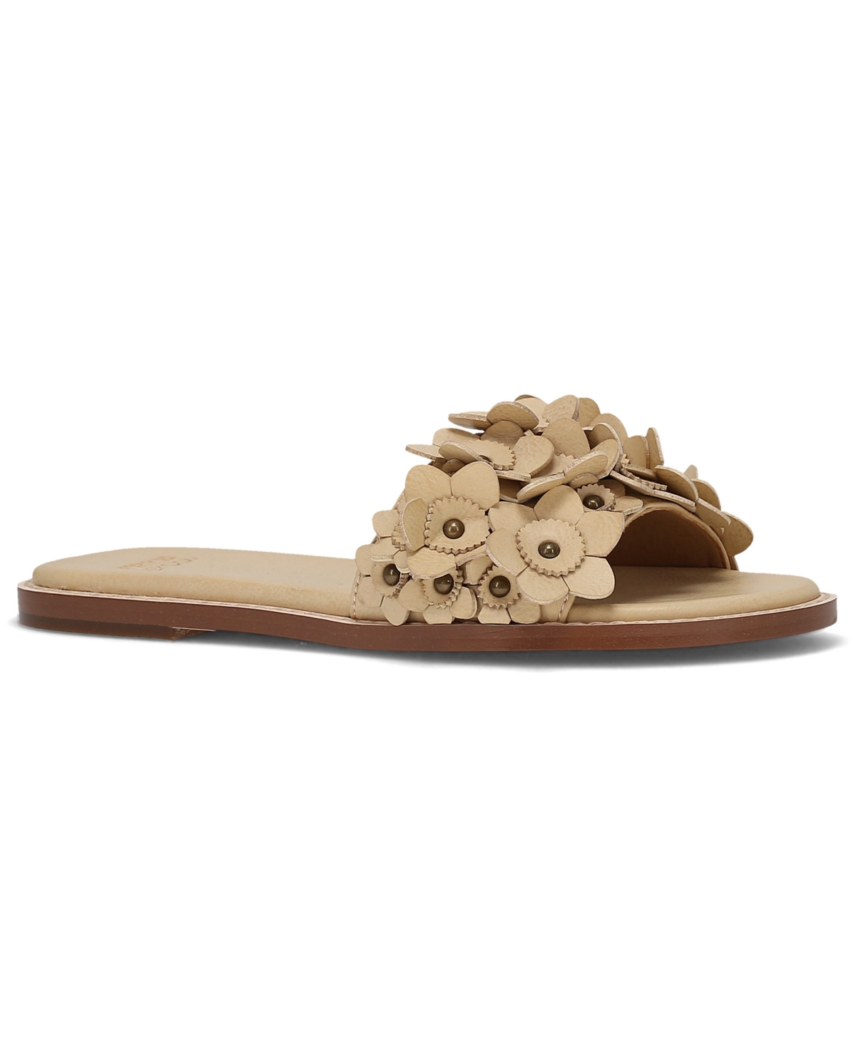Click here for Frye and Co. Womens Bucky Flower Slide Sandals - B... prices