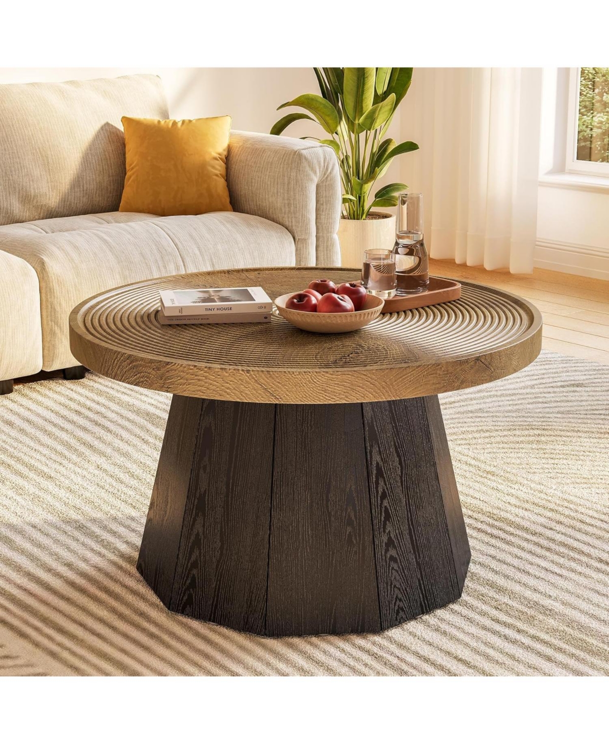 Click here for Tribesigns Round Coffee Table for Living Room  31.... prices