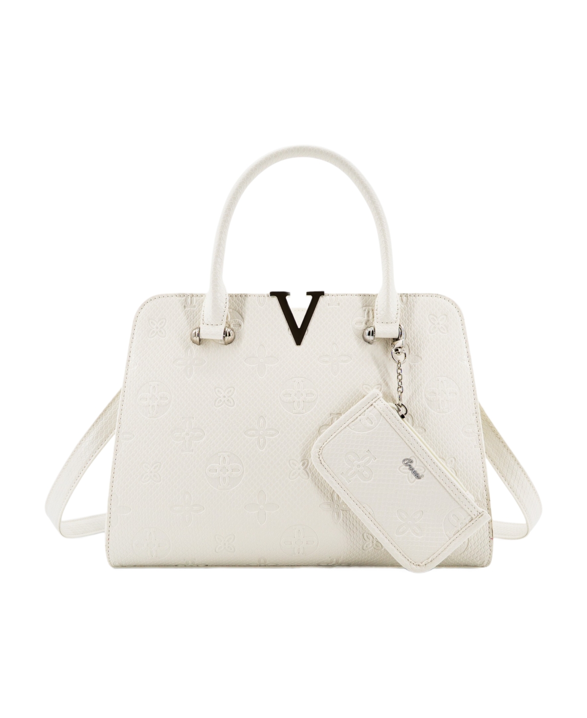 Click here for Like Dreams Midori Medium Satchel Handbag - White prices