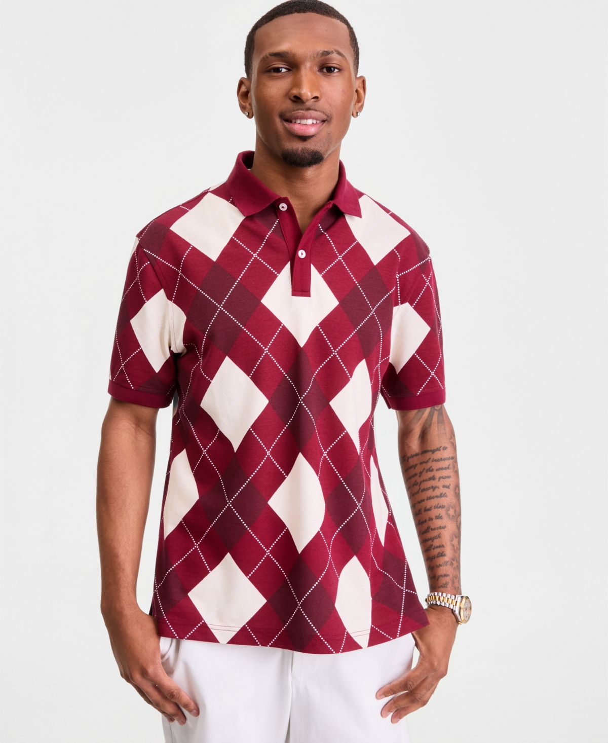 Click here for Club Room Mens Fraternity Argyle Polo Shirt  Macys... prices