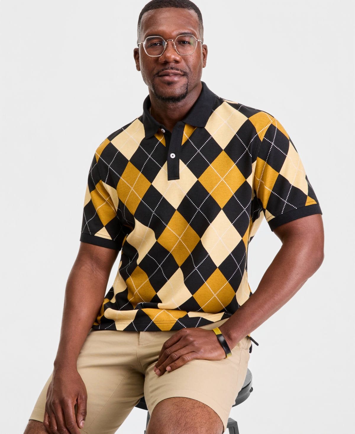 Click here for Club Room Mens Fraternity Argyle Polo Shirt  Macys... prices