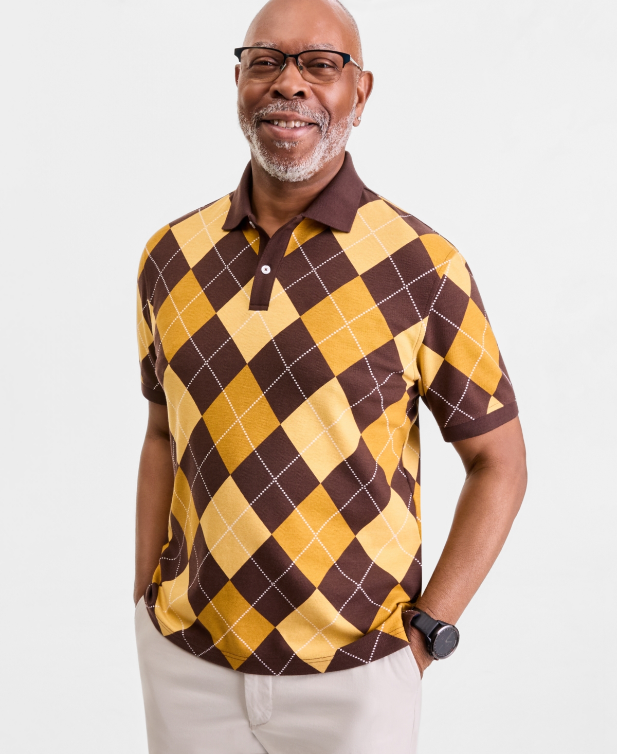 Click here for Club Room Mens Fraternity Argyle Polo Shirt  Macys... prices