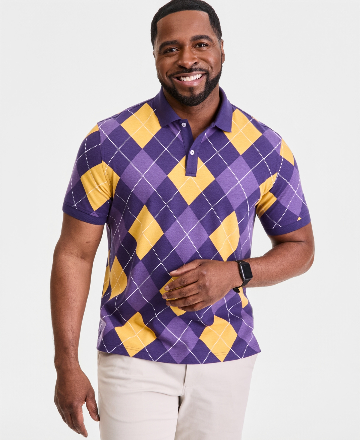 Click here for Club Room Mens Fraternity Argyle Polo Shirt  Macys... prices