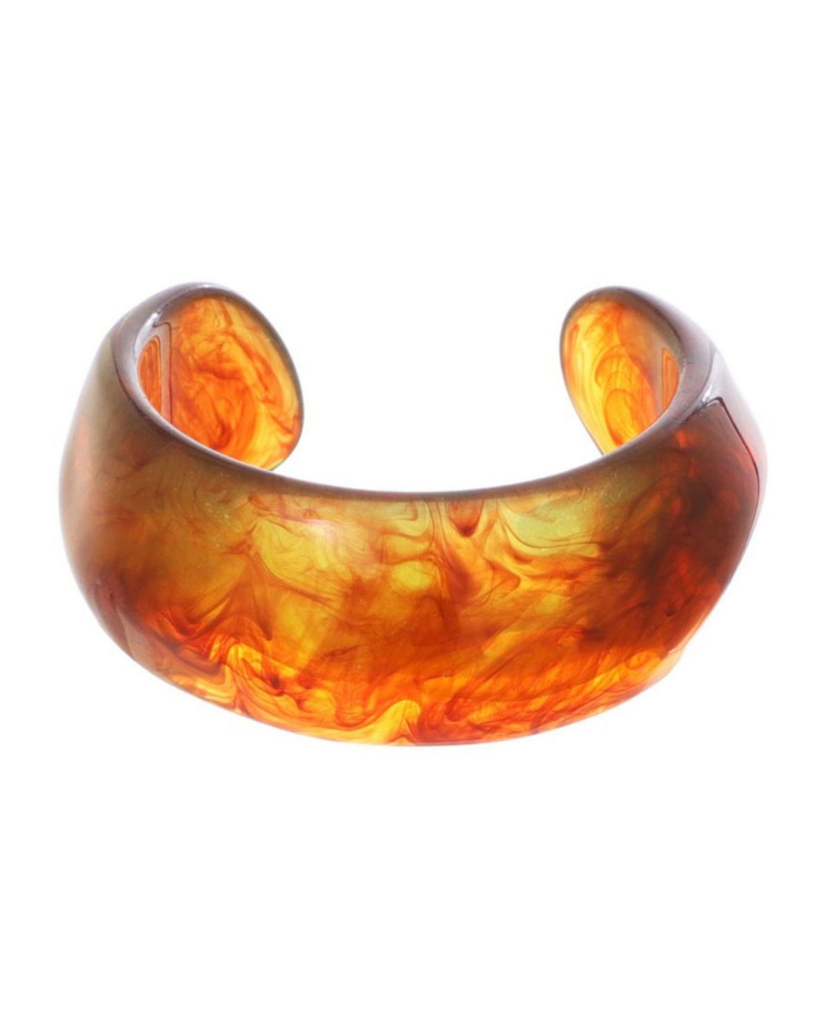 Click here for Adornia Chunky Brown Cuff Bracelet - Brown prices