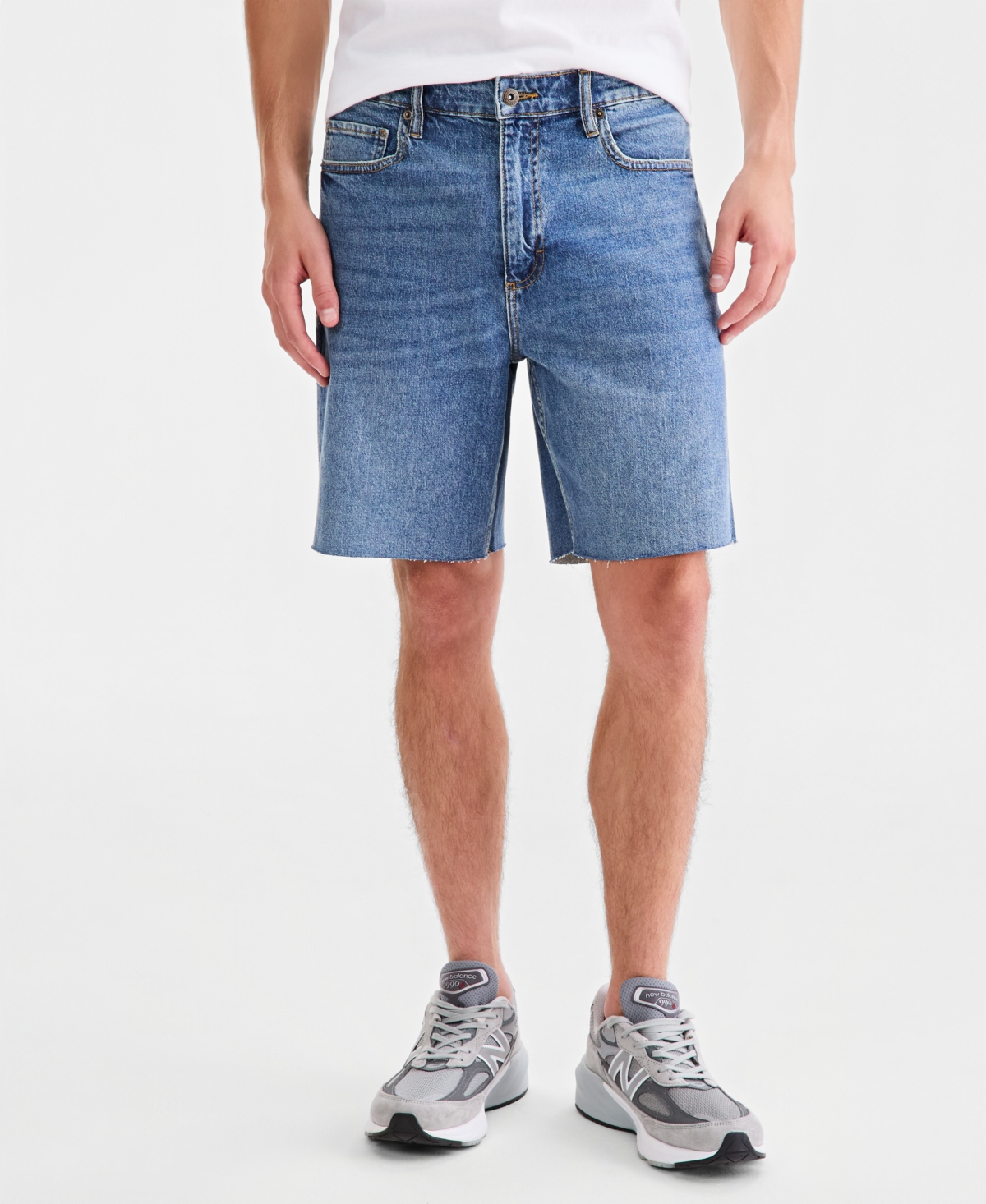 Click here for Sun + Stone Mens Monte Relaxed-Fit Denim Shorts  M... prices