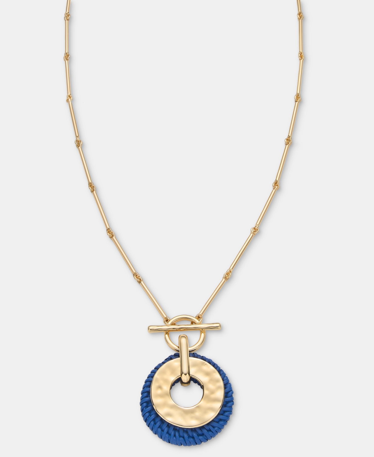 Click here for Style & Co Gold-Tone Long Disc Pendant Necklace  M... prices