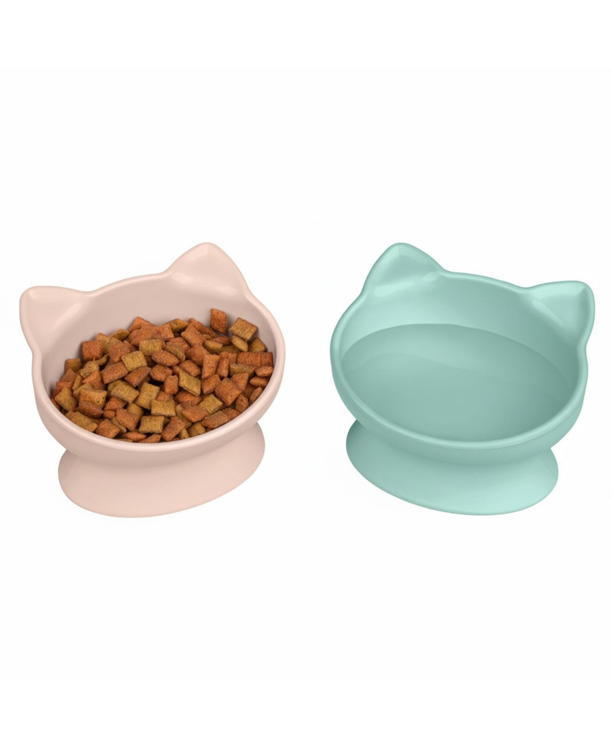 Click here for Aronkl Elevated Cat Food Water Bowls Set of 2 Whis... prices