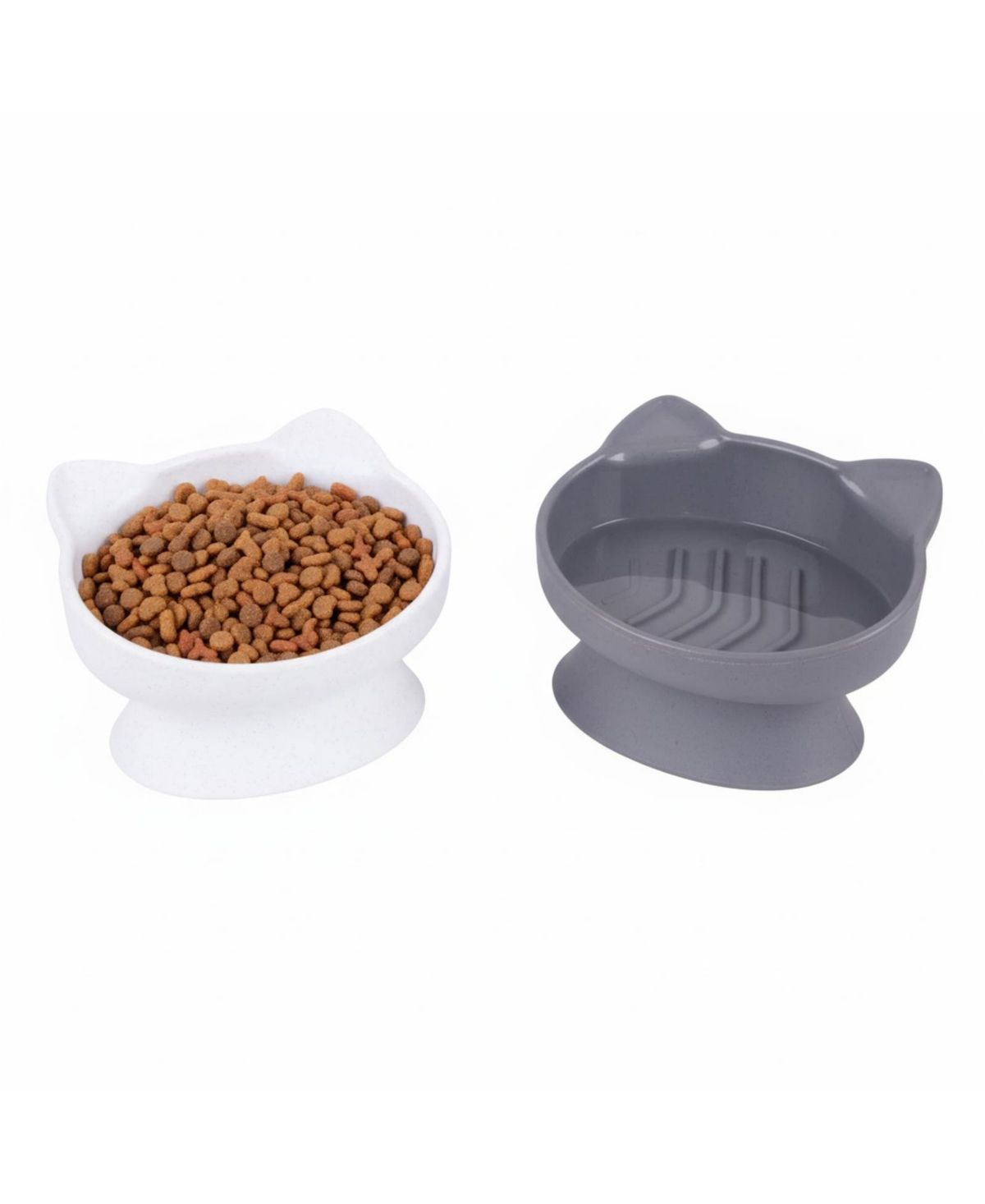 Click here for Aronkl Elevated Cat Food Water Bowls Set of 2 Whis... prices