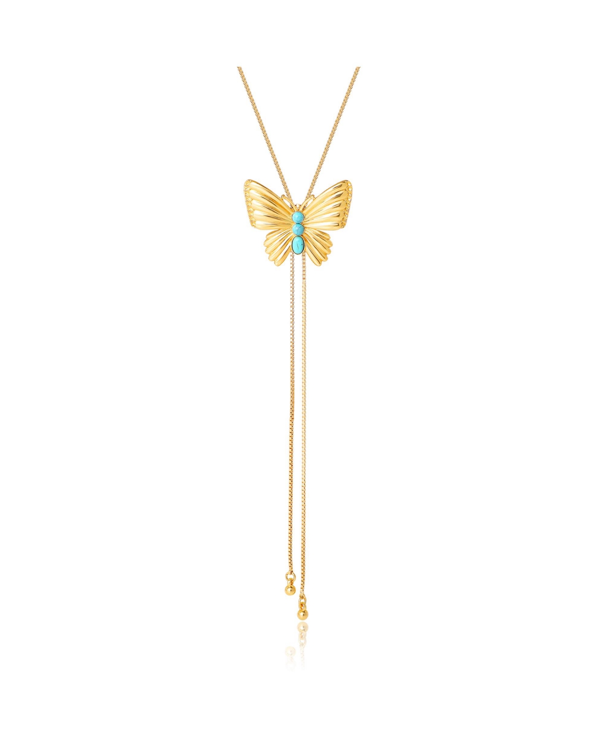 Click here for Jessica Simpson Gold-Tone Butterfly Y-Lariat Neckl... prices