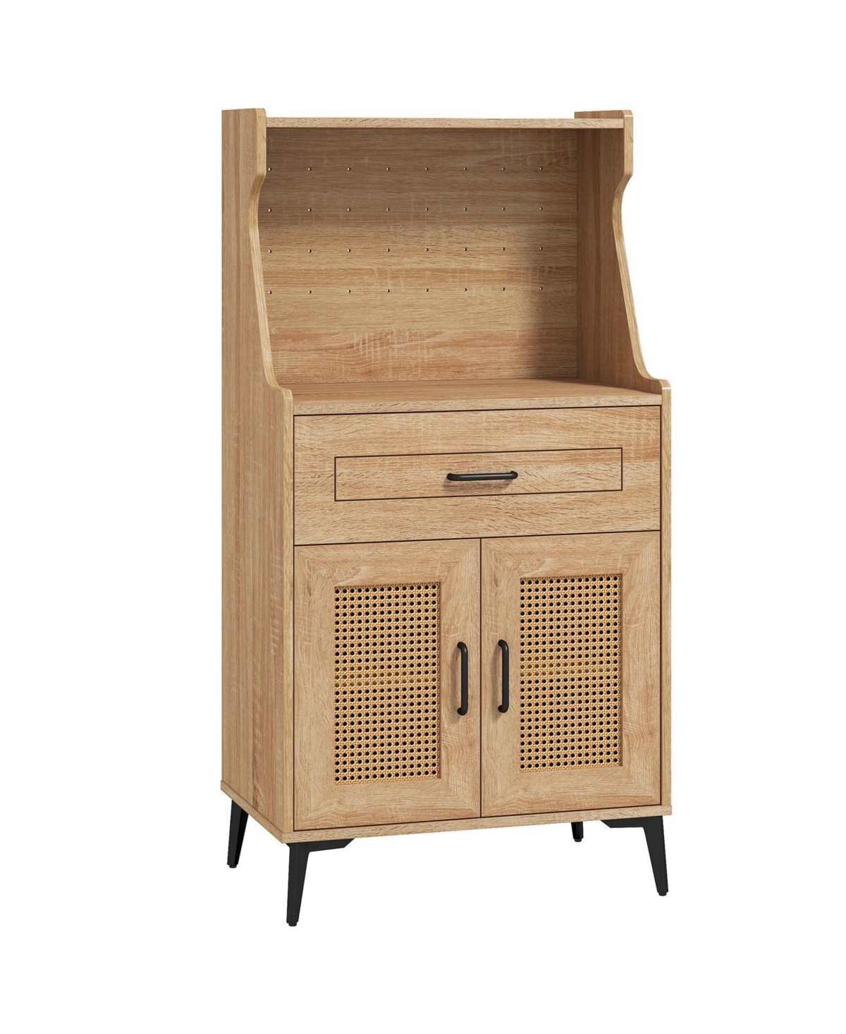 Click here for Sugift Coffee Bar Cabinet with Pegboard Drawer and... prices