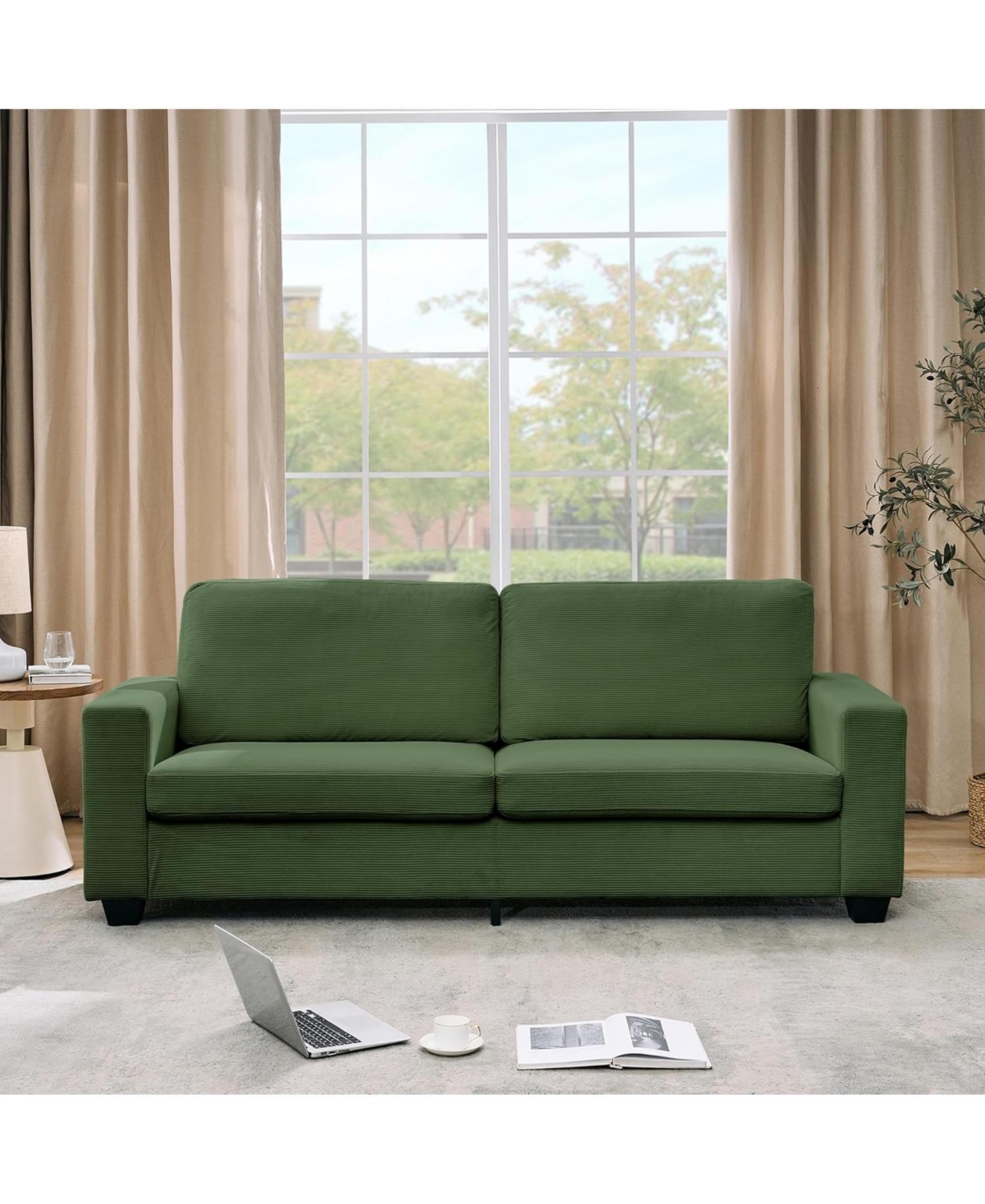 Click here for gaomon Love Seat Couches - Green prices