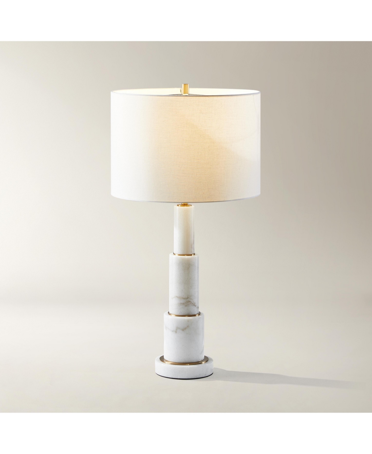 Click here for Z Gallerie Adair Marble Table Lamp - White prices