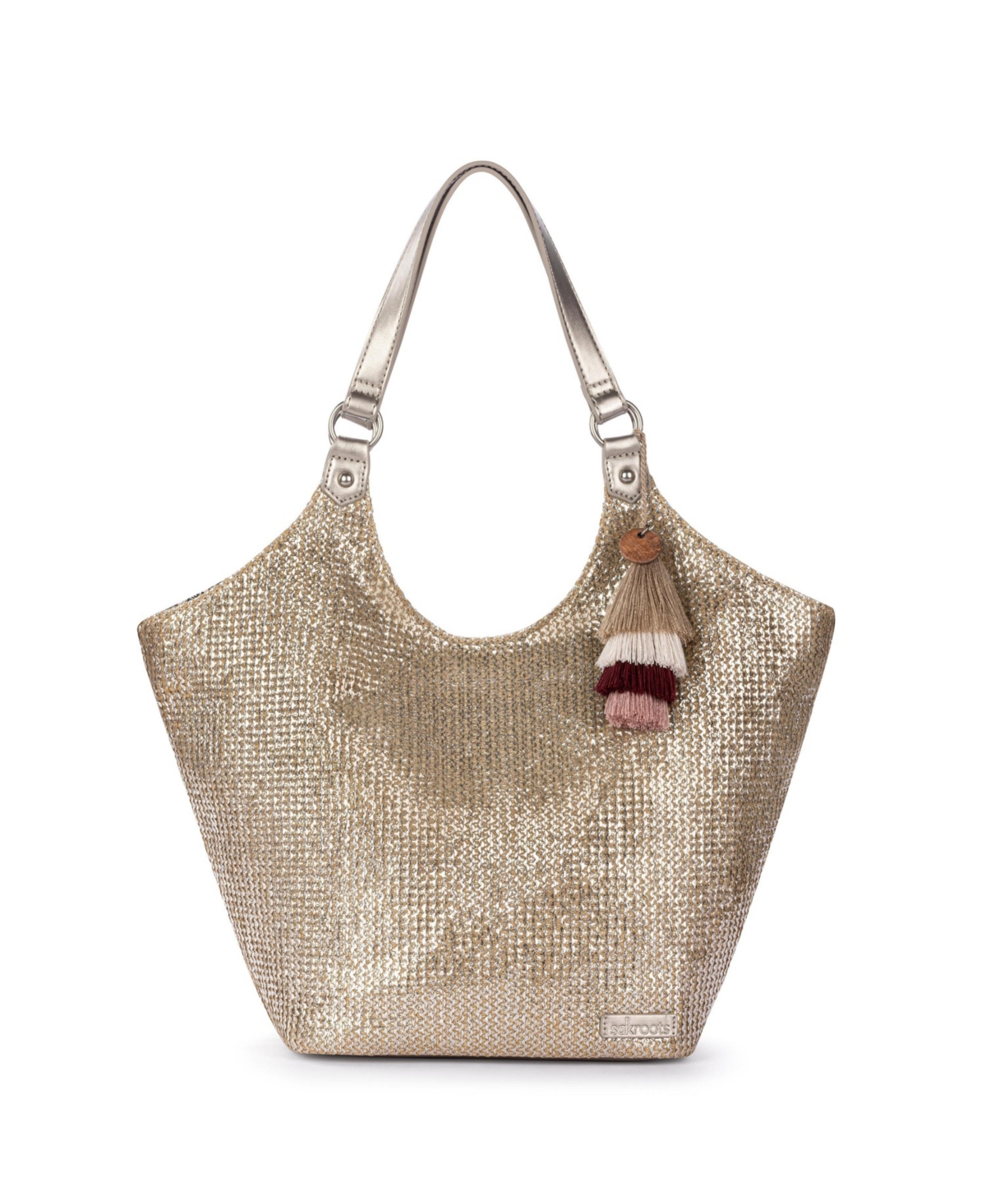 Click here for Sakroots Womens Roma Shopper - Pyrite straw prices