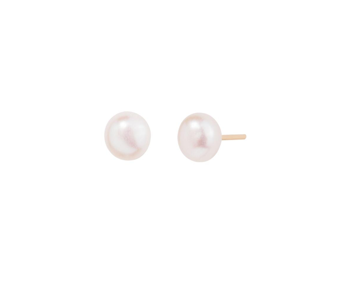 Click here for Little Sky Stone Frida Sterling Silver Pearl Studs... prices