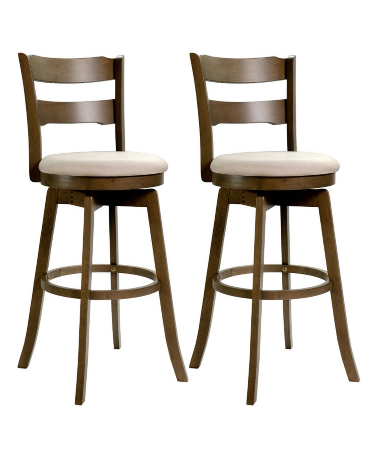Click here for Gouun 30.5 in Swivel Bar Height Stools Set of 2 -... prices