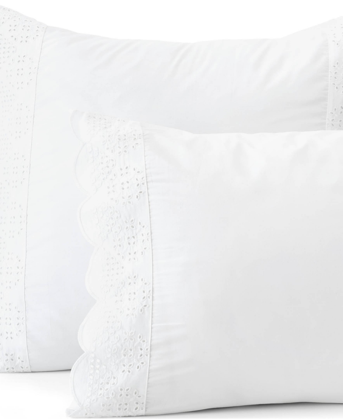 Click here for Lands End Eyelet Pillow Sham - White prices