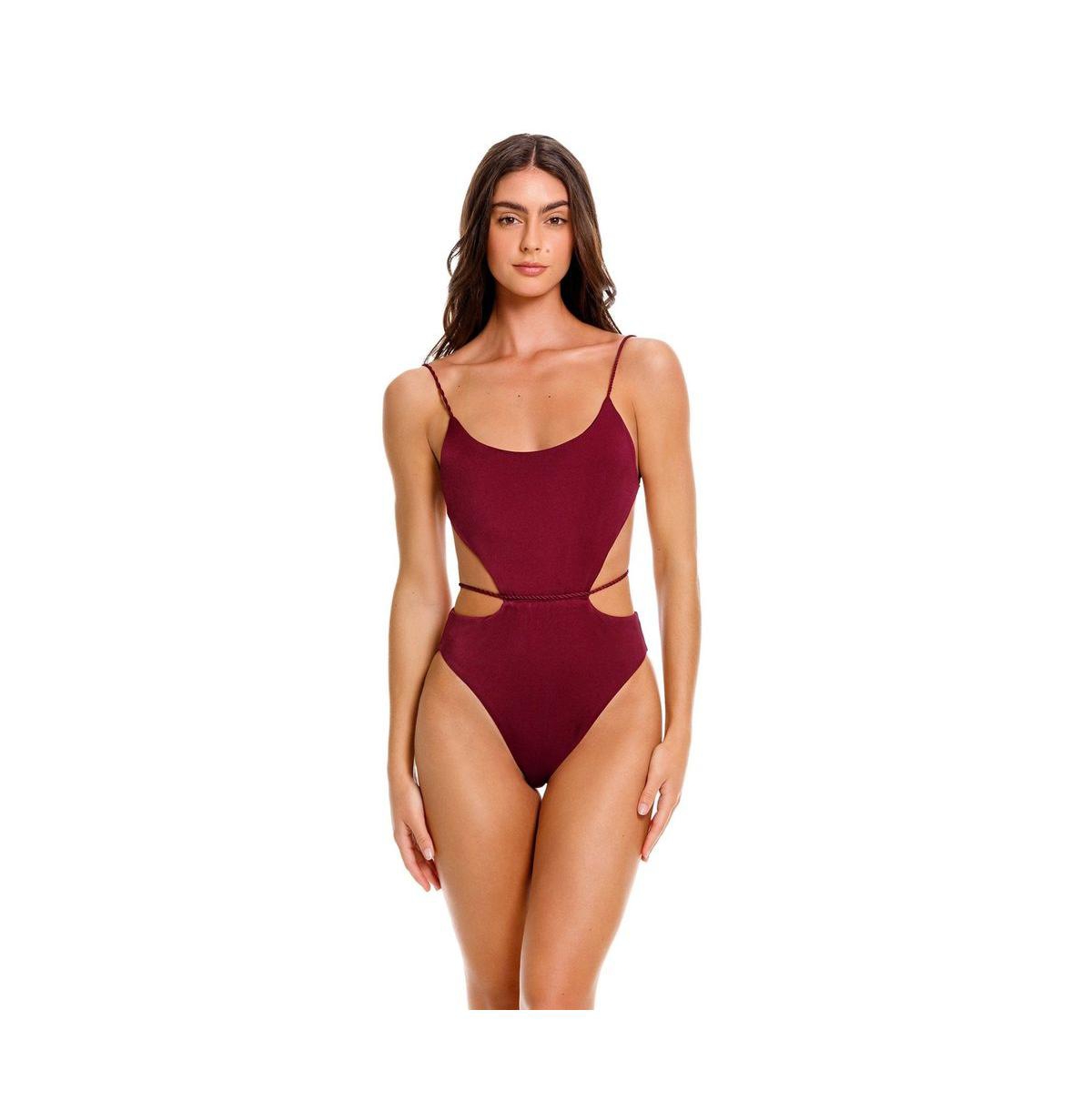 Click here for Agua Bendita Womens Nadine One Piece Swimsuit - Me... prices