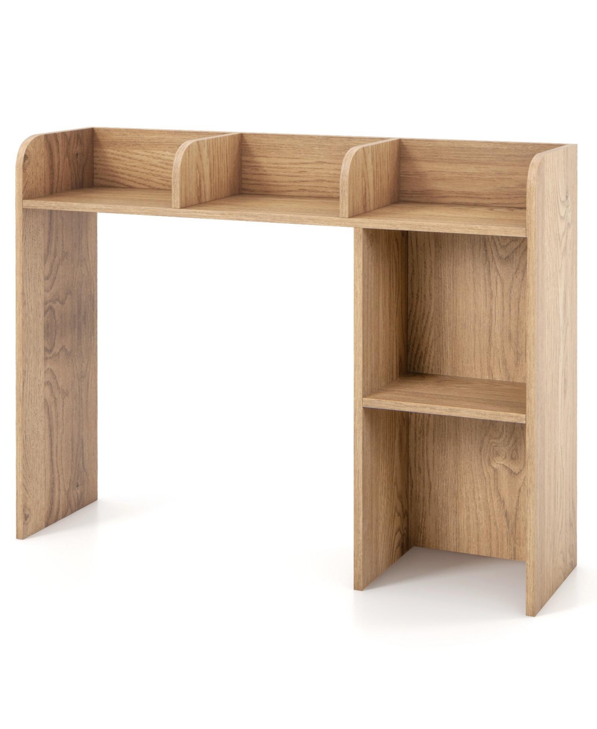 Click here for Sugift Three Tier Desk Bookshelf with Open Shelves... prices